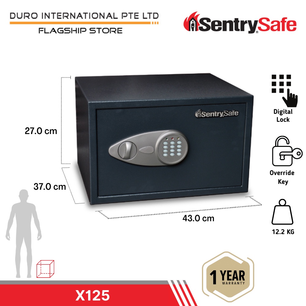 SentrySafe - SentrySafe X125 Digital Security Safe | Shopee Singapore