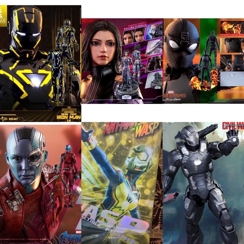 avengers Hot toys iron man war machine alita nebula | Shopee Singapore