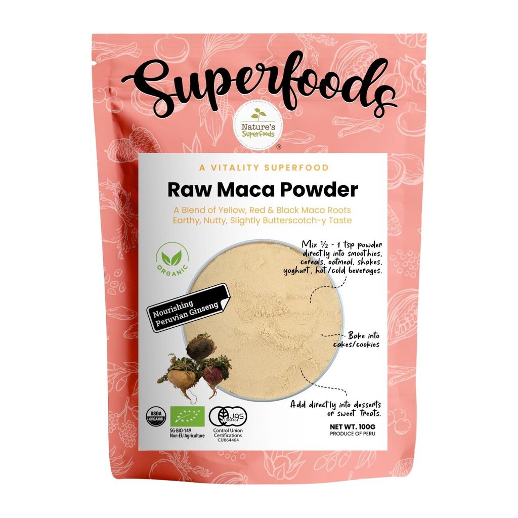 Nature's Superfoods Organic Raw Maca Root Powder (100g) | Shopee Singapore