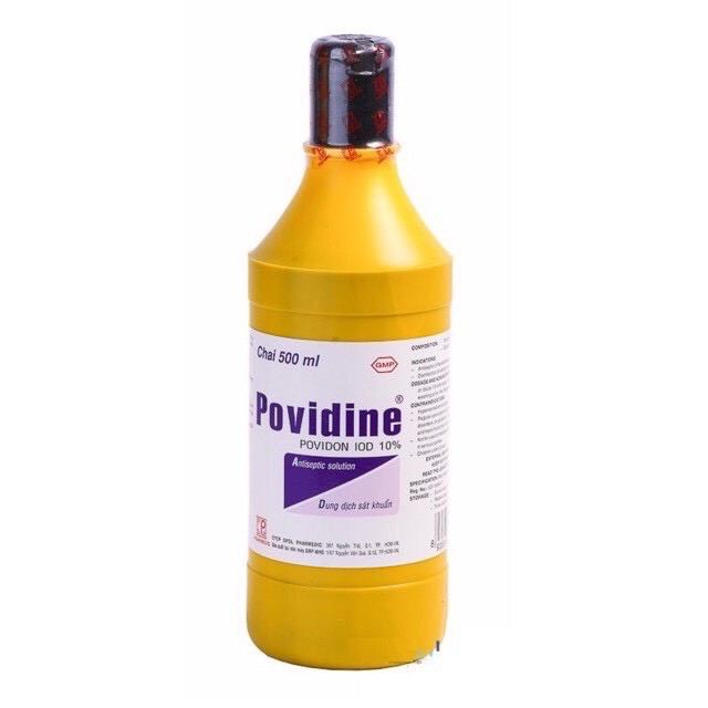 Povidine Antiseptic Solution 500 Ml | Shopee Singapore