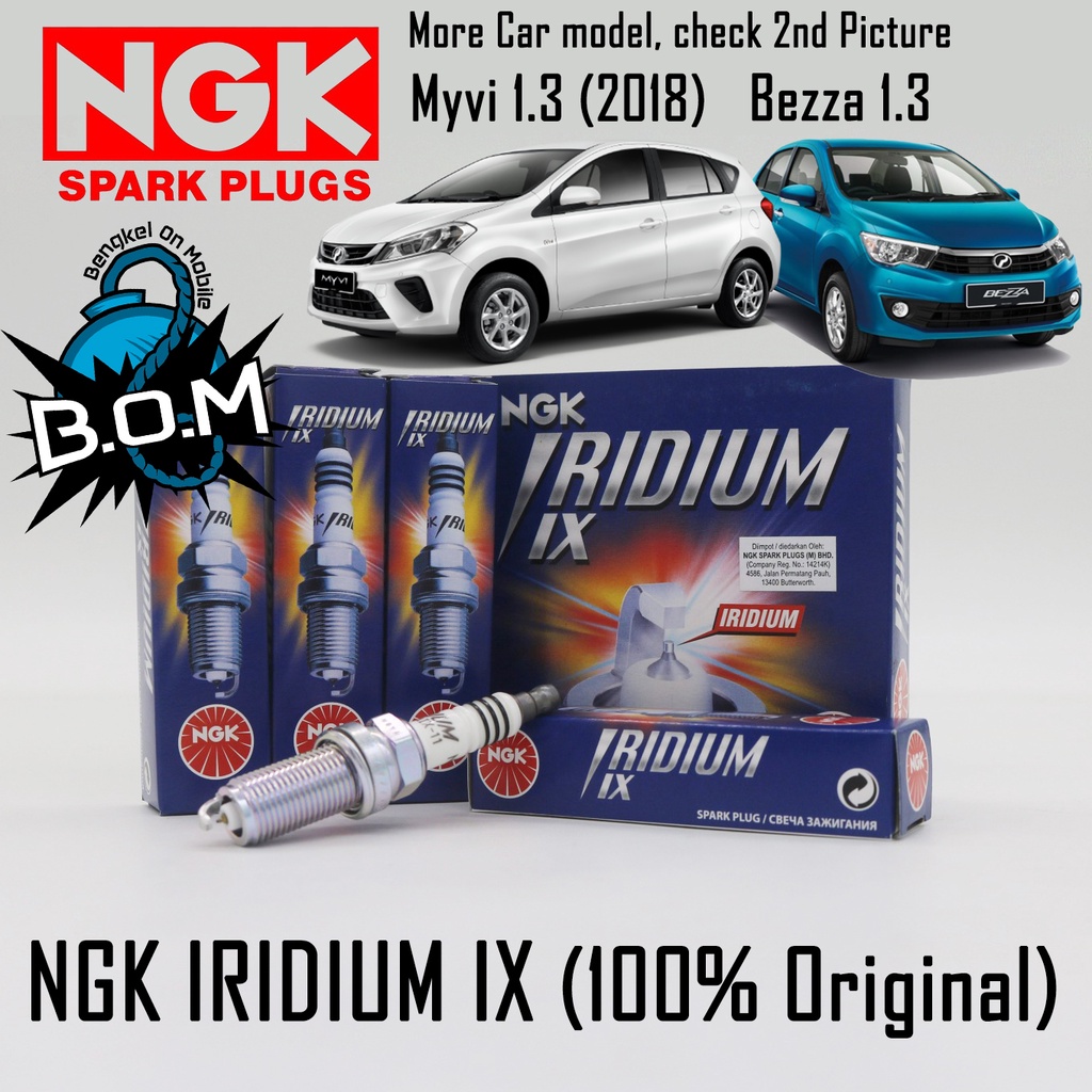 Iridium Spark Plug for Perodua Bezza 1.3, Myvi 1.3 (2018), Toyota Vios ...