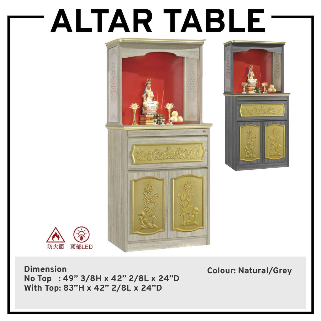 Altar Table Altar Cabinet Prayer Cabinet Prayer Table 3.5T Altar Table ...