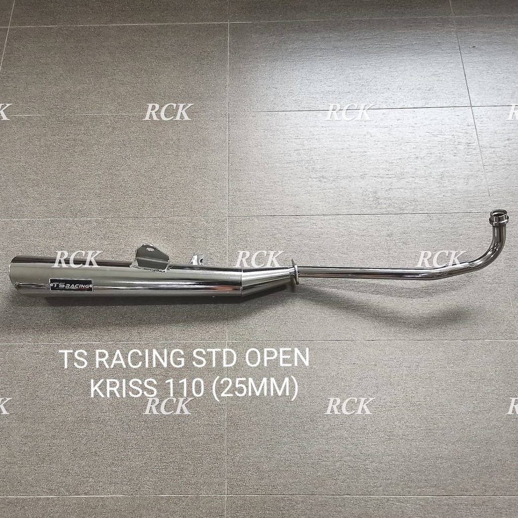 TS RACING MODENAS KRISS110 STANDARD CUTTING RACING EXHUAST PIPE(25MM ...