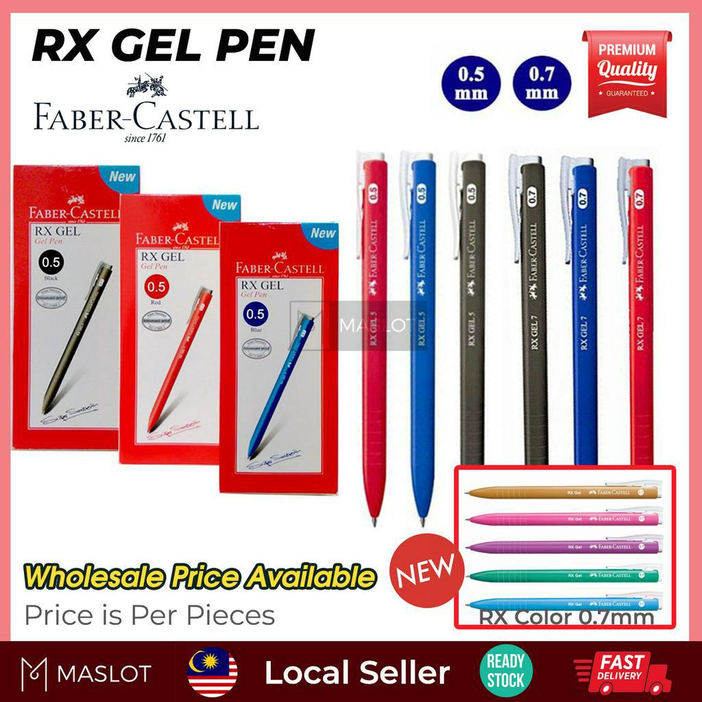 Faber-Castell RX Gel Pen 0.5/0.7mm (Per Pcs) | Shopee Singapore