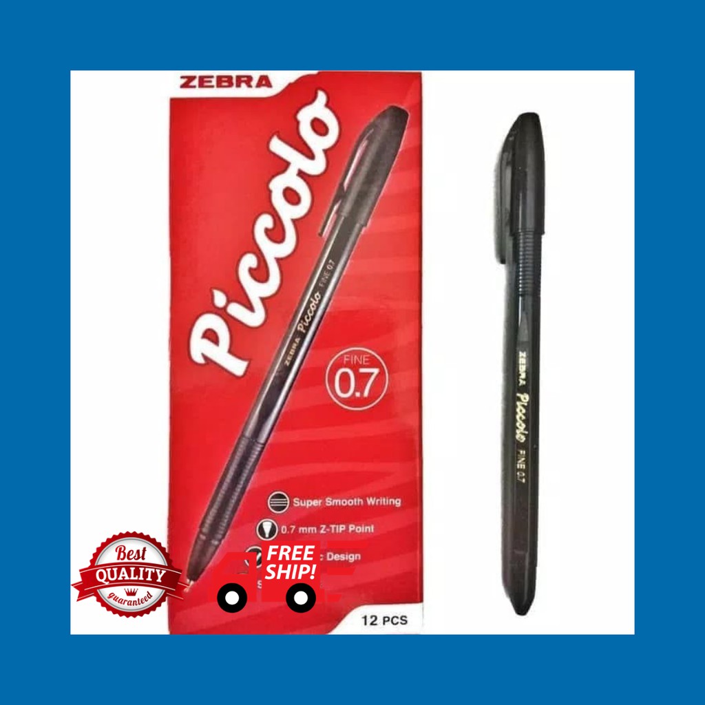 Zebra Piccolo fine pen 0.7 (12) | Shopee Singapore