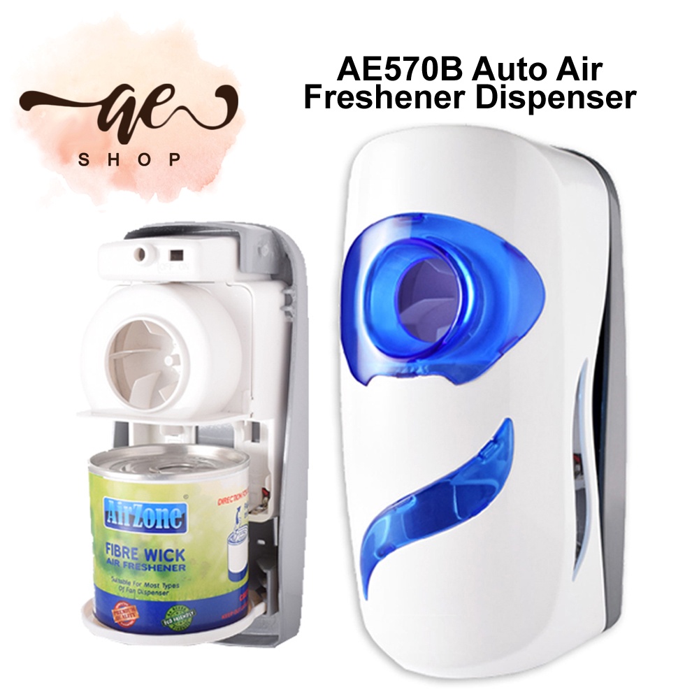 AE570B Auto Fan Air Freshener Dispenser untuk Airzone Fiber Wick ...