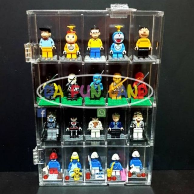 DFL-LG20-DR ACRYLIC LEGO FIGURINE DISPLAY CASE | Shopee Singapore