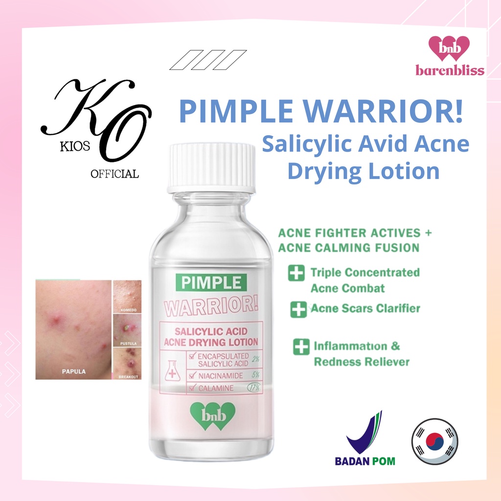 Bnb Barenbliss Pimple Warrior Salicylic Acid Acne Drying Lotion 35g ...