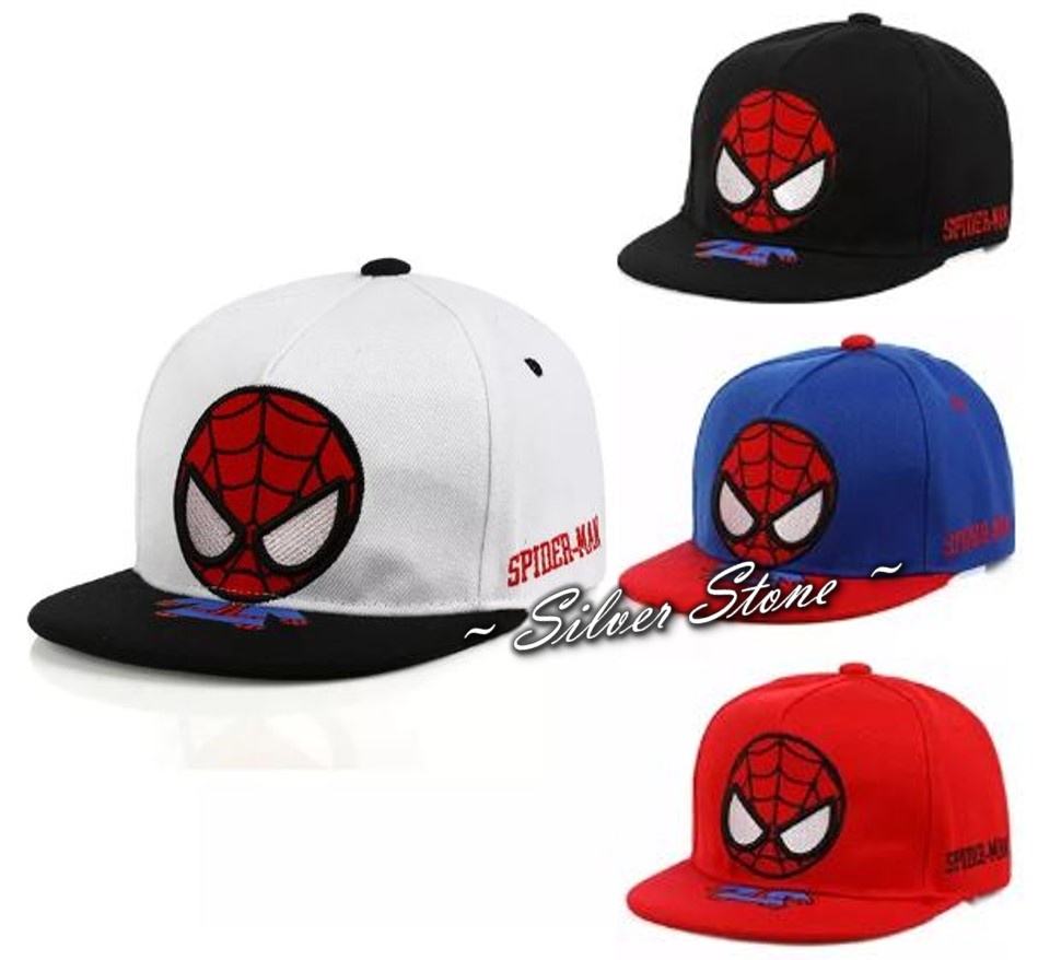 [SG READY STOCK] Children Cartoon Kids Spiderman Cap Embroidered Caps ...