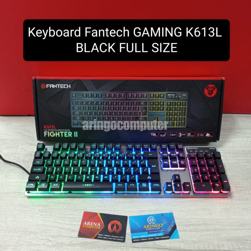 Fantech GAMING Keyboard K613L BLACK FULL SIZE | Shopee Singapore