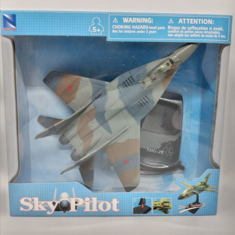 Russian MIG-29 Fighter Jet Aircraft New Ray Sky pilot | Shopee Singapore