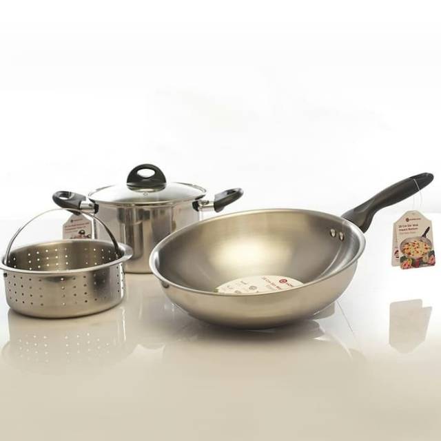 HOME COOK 4 piece pan set | Shopee Singapore