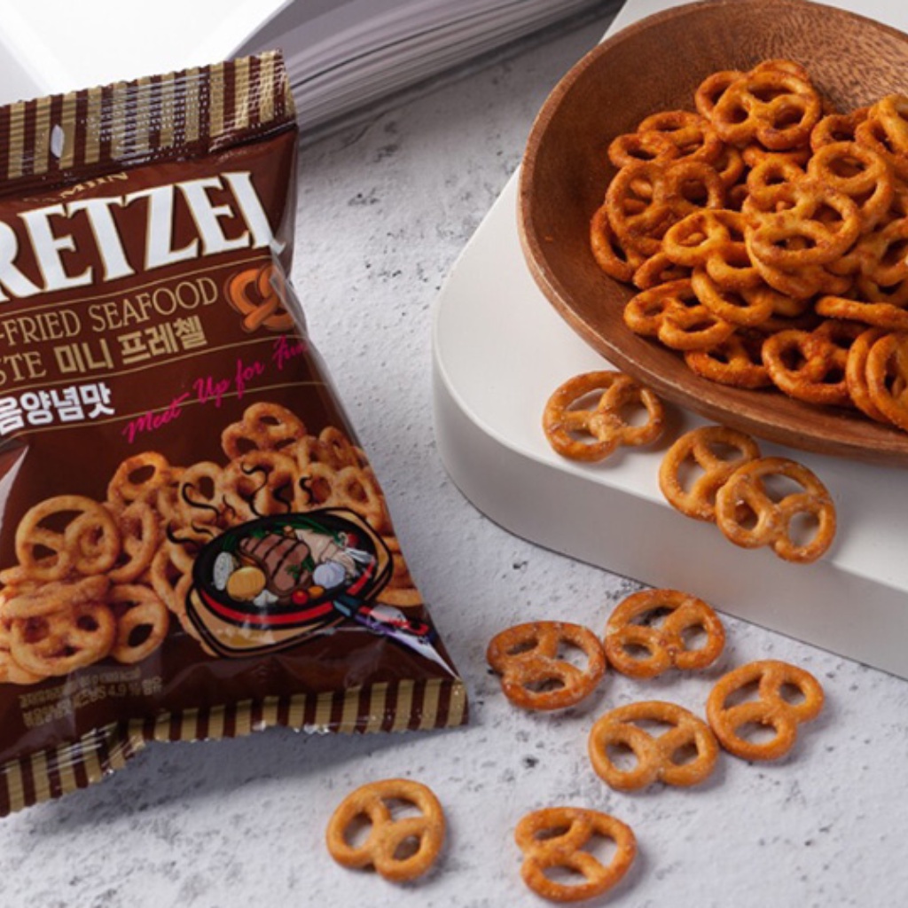 Korean Snacks Samjin Mini Pretzel 70g Collection /Stir Fried Seafood ...
