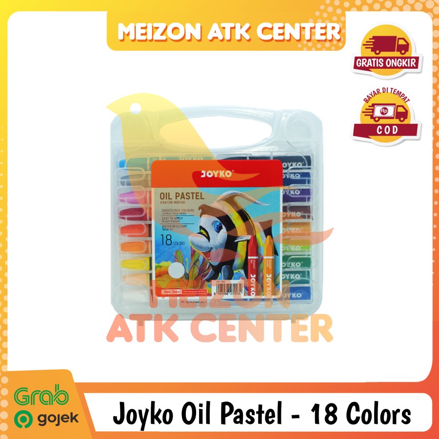 Titi Oil Pastel 18 Colors - 18 Colors Oil Crayons (1 SET) | Shopee ...