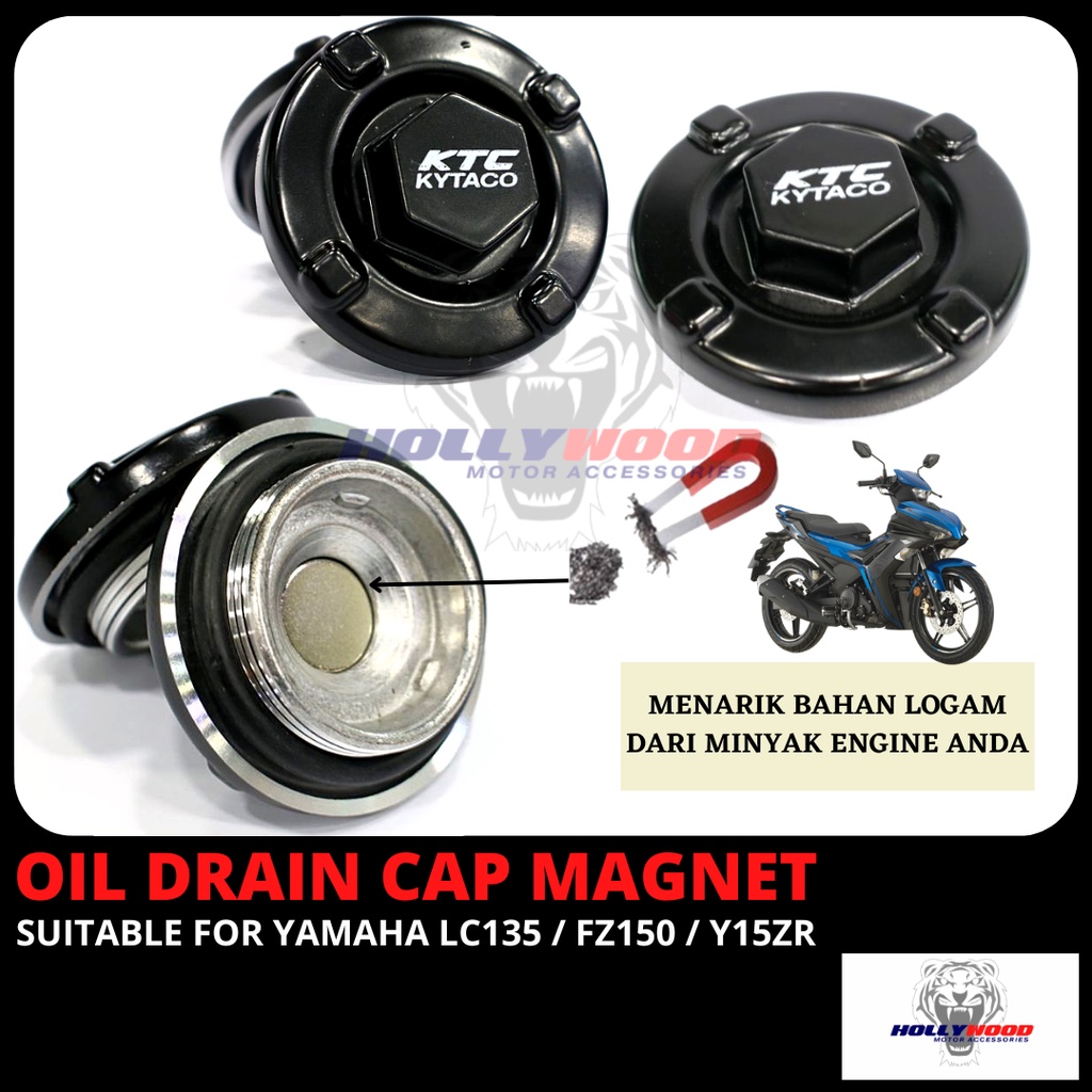 YAMAHA Y15 LC135 OIL DRAIN CAP / MAGNETIC 4T CAP FZ150 R15 XMAX250 MT15 ...