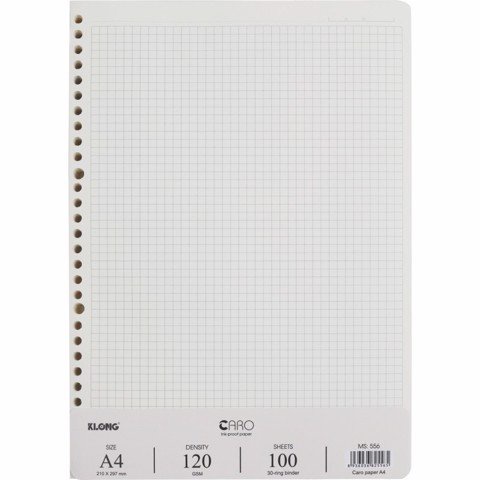 Caro notebook A4 size KLong 556 - 100 sheets, DL120gsm | Shopee Singapore