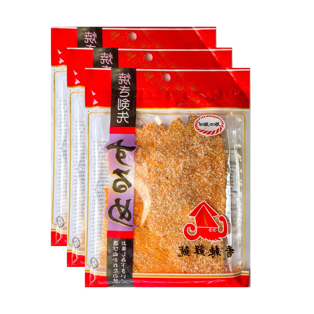 Ken Ken Sugar Rolled Cuttlefish 60g, 3 Packets | Shopee Singapore