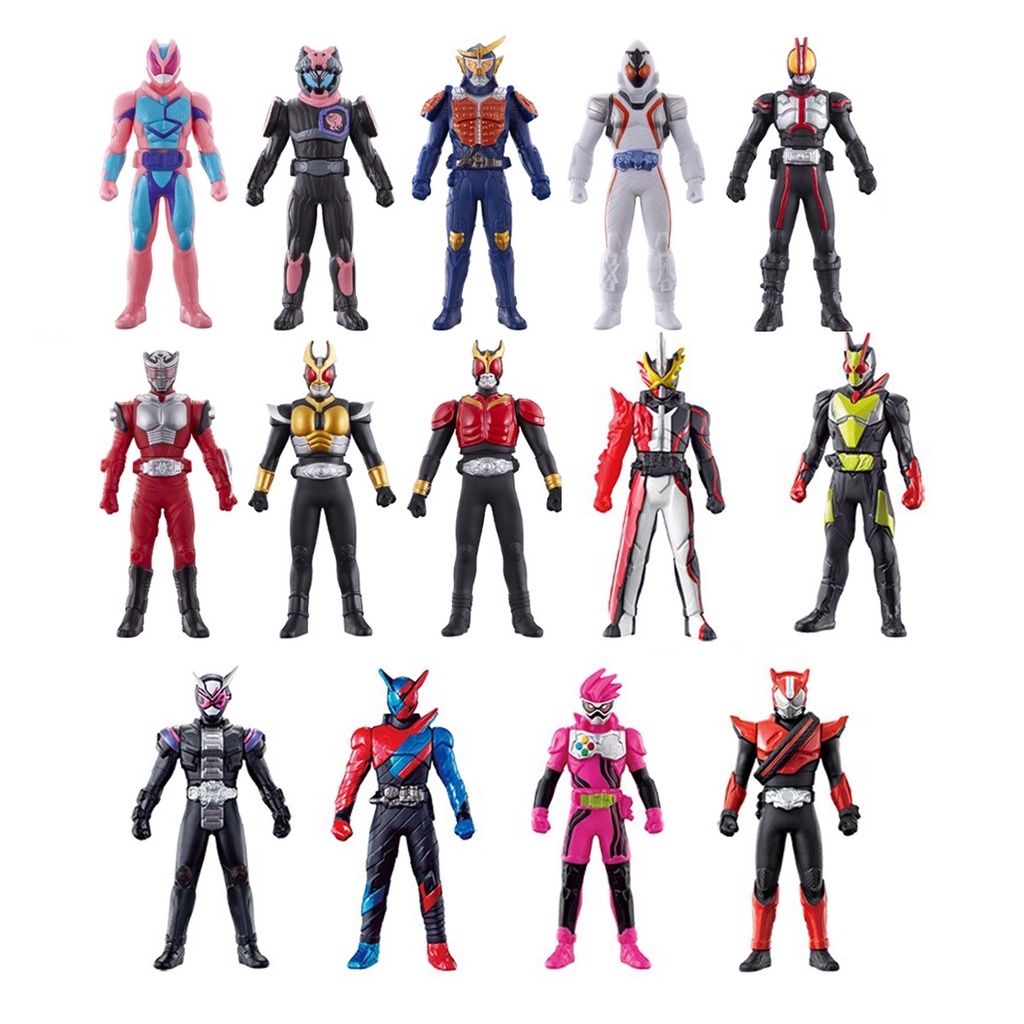 Revice Bandai Mini Soft Vinyl Kamen Rider Hero Series Sofubi 4 Inch ...