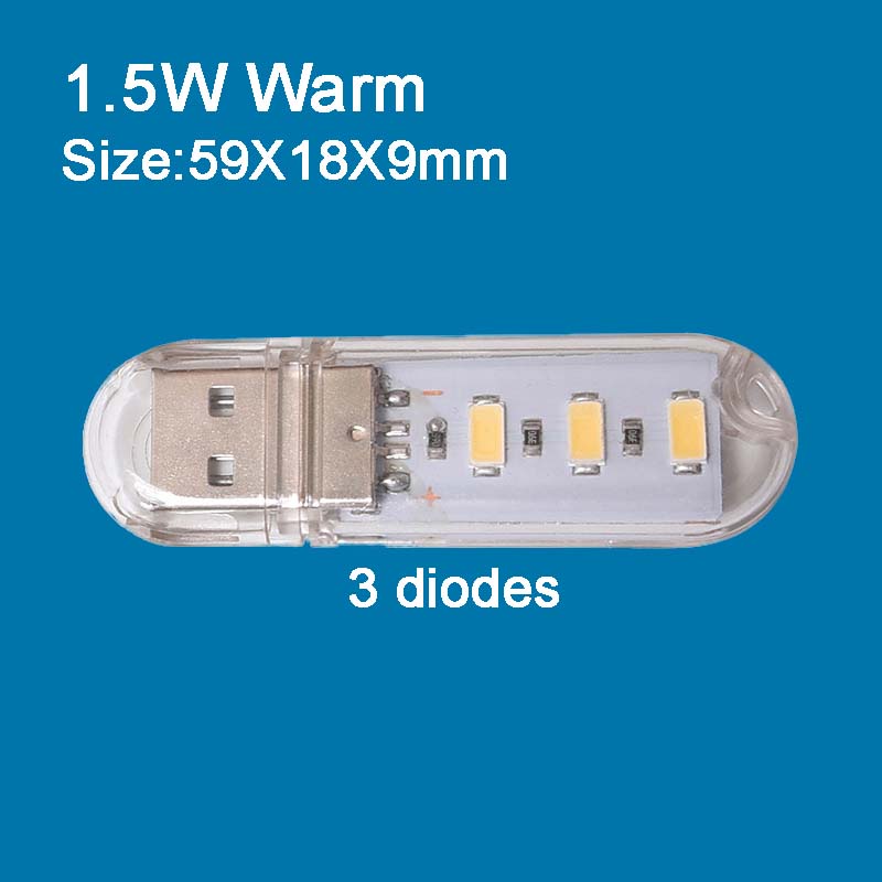 USB 5V Low Voltage Strip Shape High Brightness White Warm Red Green ...