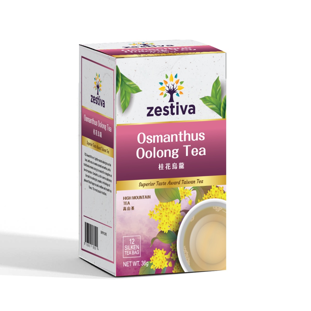 Taiwan Osmanthus Oolong Tea 12 tea bag, Award Winning 桂花乌龙茶 | Shopee ...