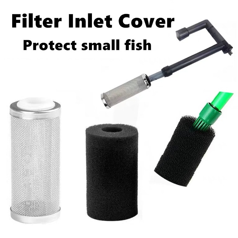 Fish Tank Filter Guard Inflow Protective Cover Basket Stainless Steel ...