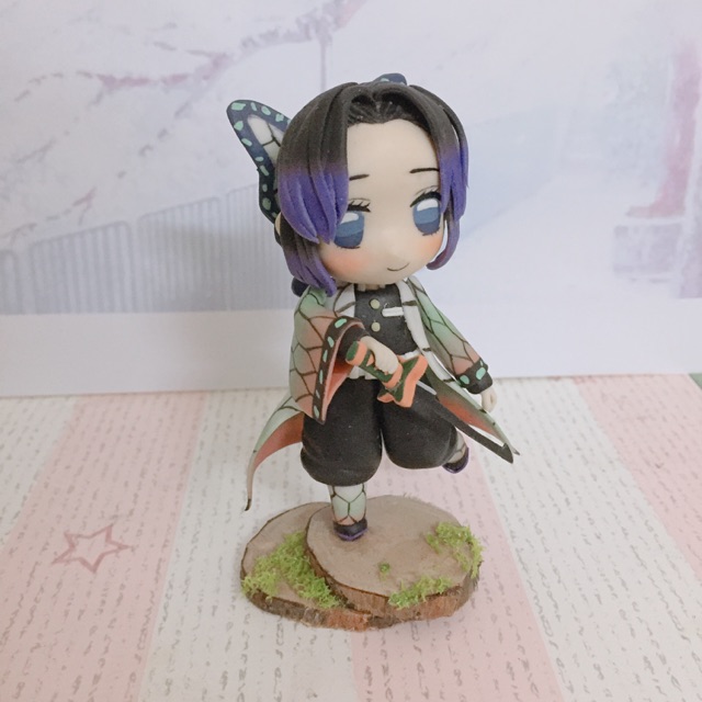Kimetsu no yaiba chibi statue Koucho Shinobu (Kimetsu no yaiba ...