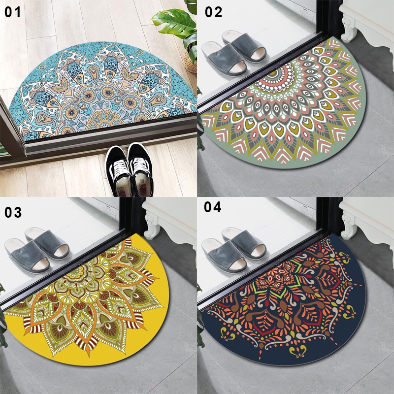Anti-slip doormat mats With semicircular dust | Shopee Singapore