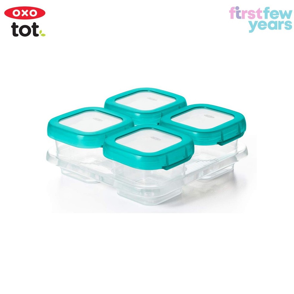 Oxo Tot Baby Blocks Freezer™ Storage Container Set 4oz / 6oz (120ml / 180ml) | Shopee Singapore