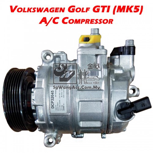 Volkswagen Golf GTI (MK5 Typ-1K) Air Cond Compressor (Denso) | Shopee ...