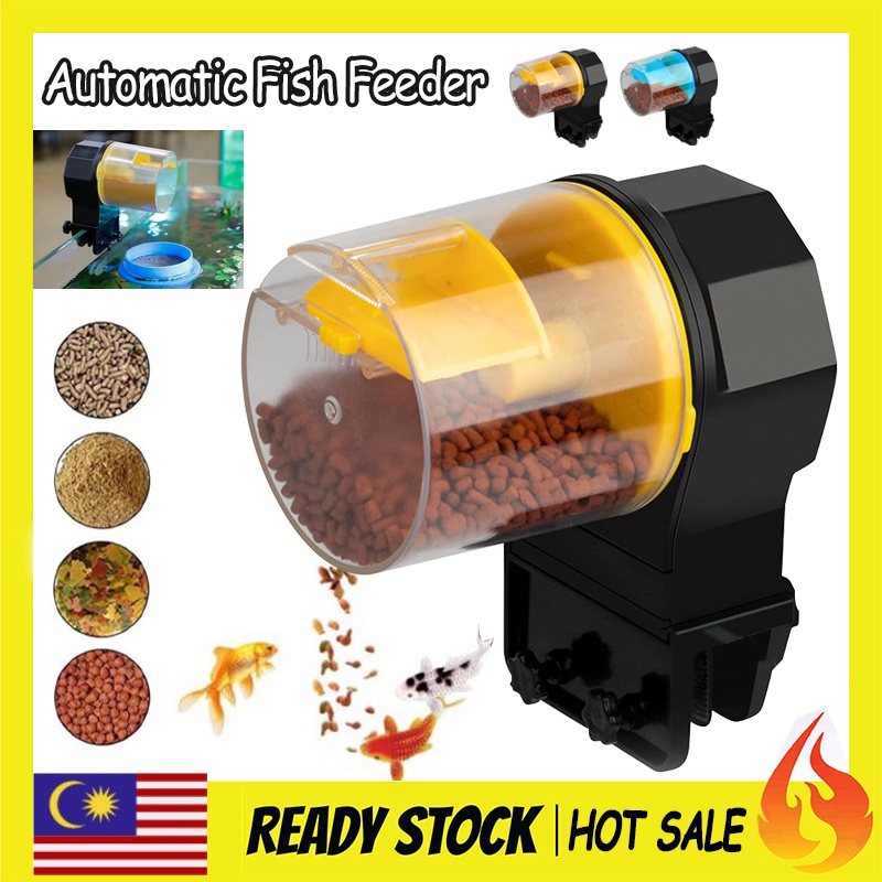 Automatic Feeder Aquarium Goldfish Smart Timing Auto Fish Timer Food ...