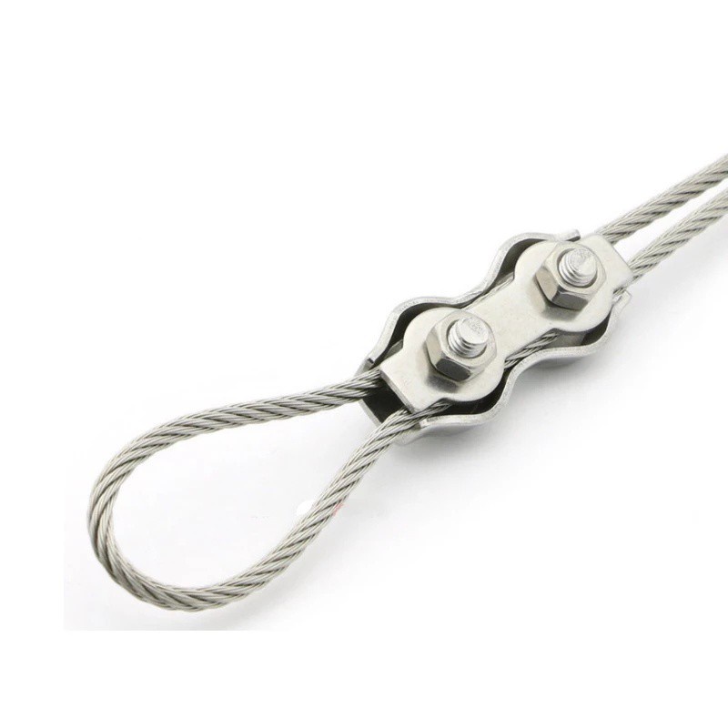2pcs Wire Rope Clips Single/Double Grips Cable Clamps M2 M3 M4 M5 M6 ...