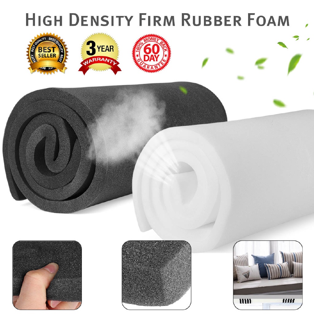 2 Color High Density Seat Foam Rubber Replacement Upholstery Cushion ...