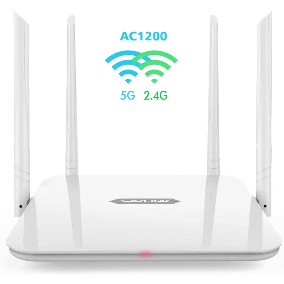 WAVLINK AERIAL G2 AC1200 Smart WiFi Router Dual Band Wireless Internet ...