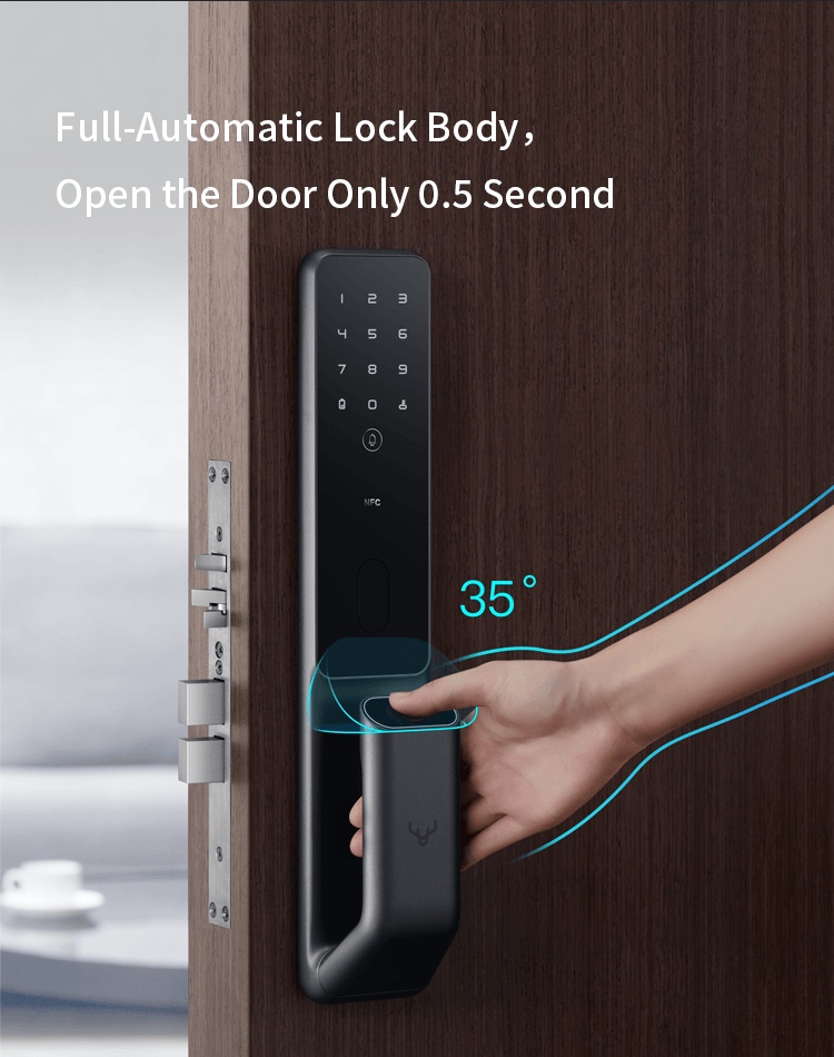 Lockin Push Pull Digital Door Lock S30 Pro | Smart IoT with Smart ...