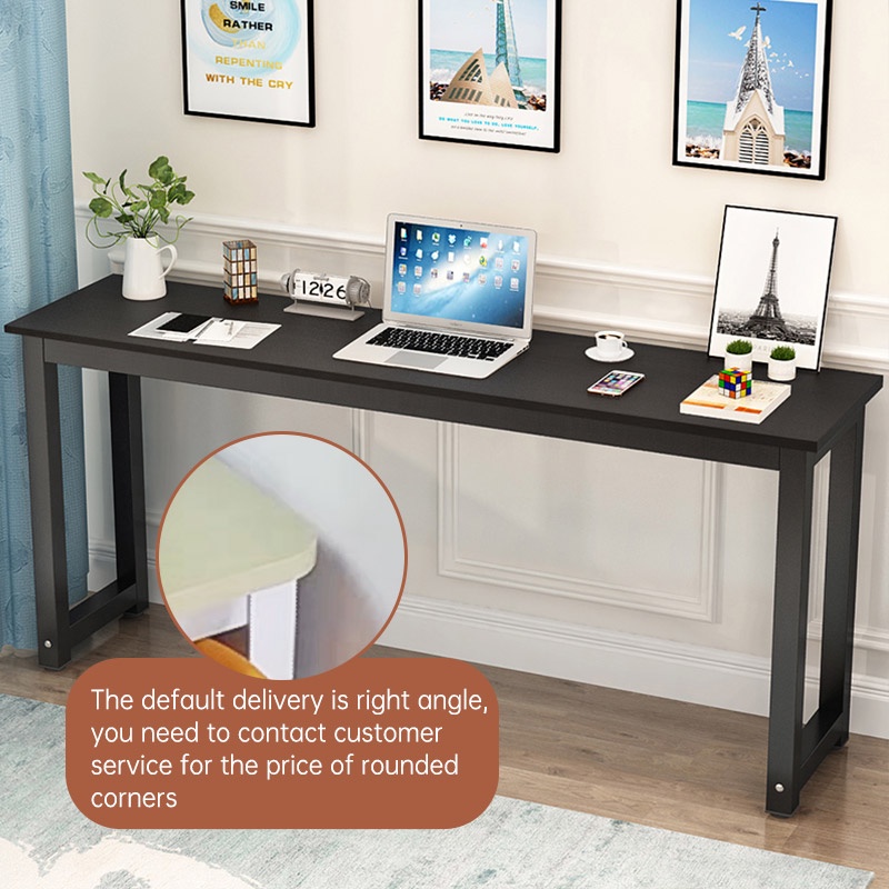 YIXIN Long Table Study Table Computer Table Laptop Table Hallway Narrow ...