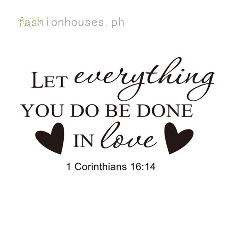 【BCF USA Bible Verse Wall Stickers Religious Decor Christian Quote ...