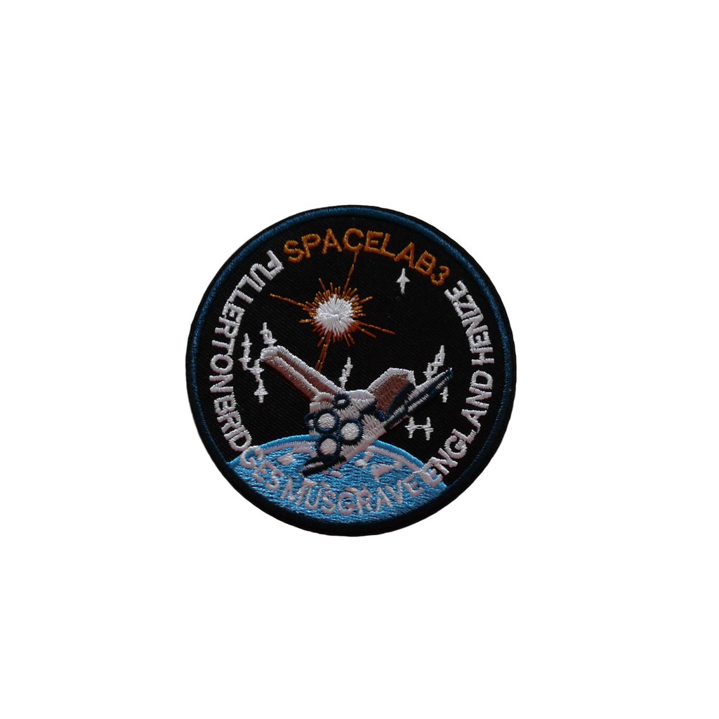 Spacelab Iron On Patch Children Space Shuttle NASA Embroidery Astronaut ...