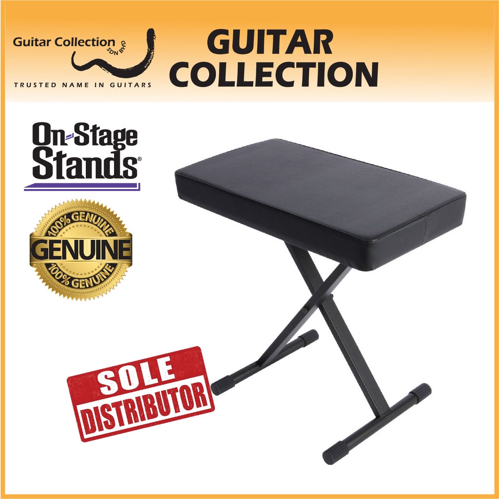 On Stage KT7800+ Deluxe Three-Position X-Style KEYBOARD BENCH | Shopee ...