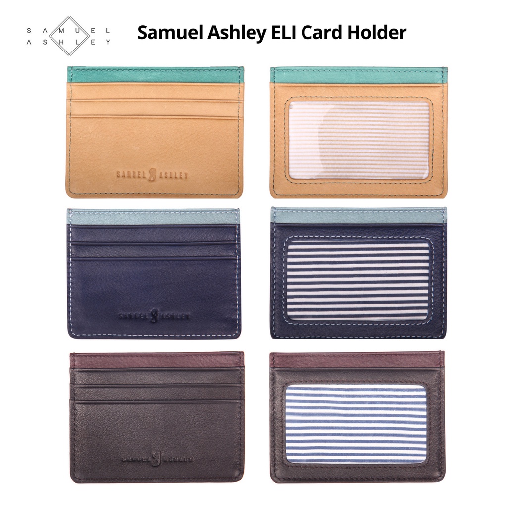[ iluvo ] Samuel Ashley Eli ID Card Holder | Shopee Singapore