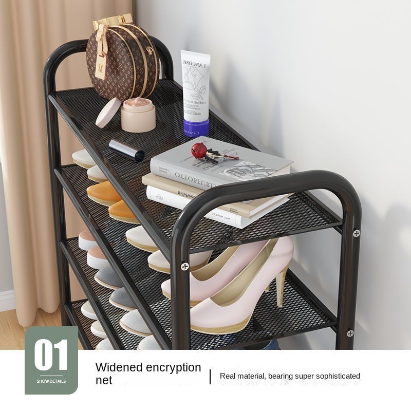 YIXIN Metal Shoe Rack 5/6/7 Layer Shoe Rack Cabinet Home Shoe Storage ...