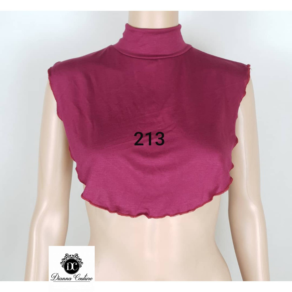 TURTEL NECK INNER MOK MODEL COVER LEHAR FAKE NECK | Shopee Singapore