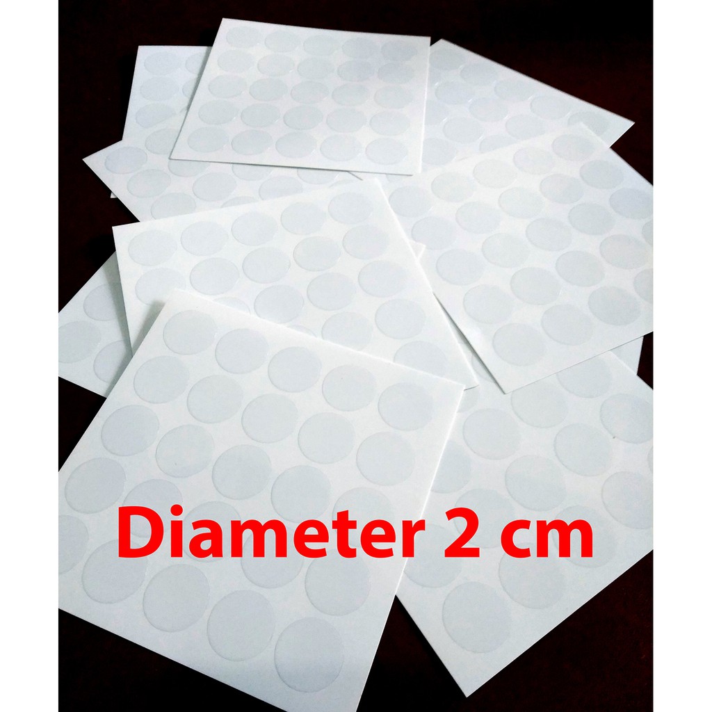 Transparent Round Vinyl Stickers Plain Seal Labels Round Stickers ...