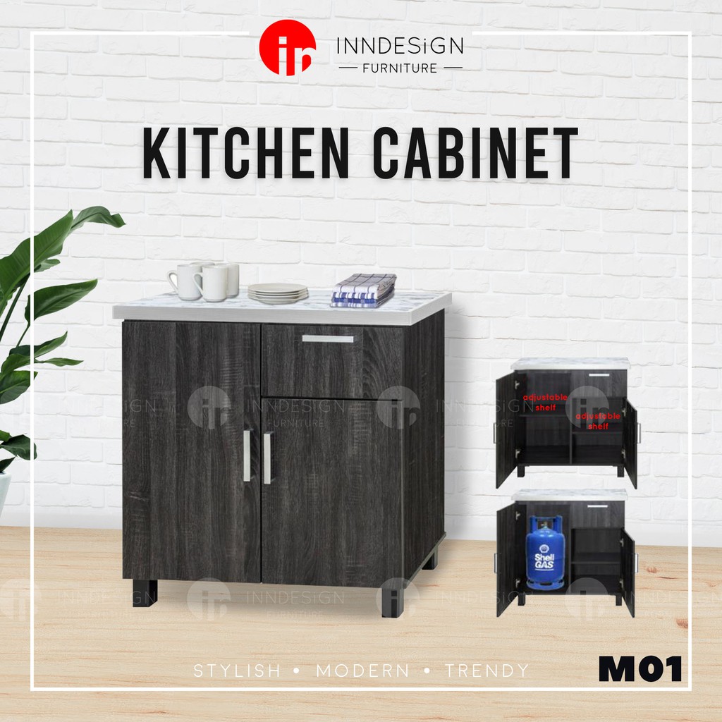 [LOCAL SELLER] Kitchen Cabinet III With Soft-Closed Doors and Melamine ...