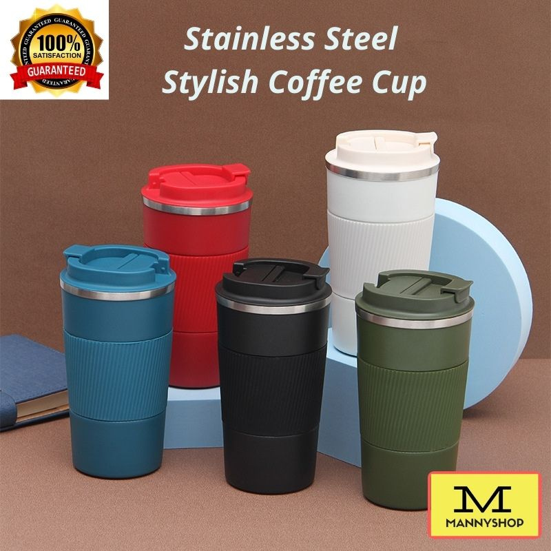 [SG] Stainless Steel Vacuum Insulated 510ml Thermal Travel Coffee Water ...