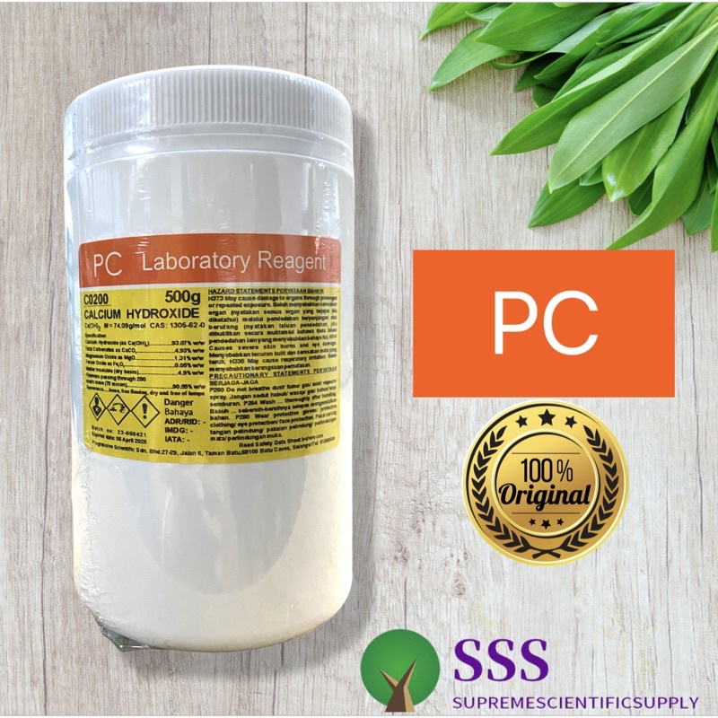 Calcium Hydroxide (PC),500g | Shopee Singapore