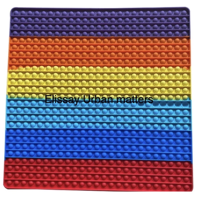 largest SG Ready stock biggest 50 cm Jumbo pop it square free 30cm ...