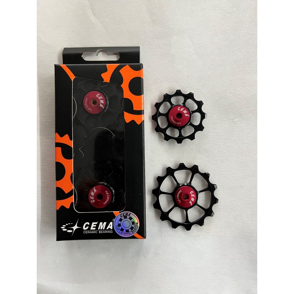 CEMA Full Ceramic Pulley Wheels 12 teeth & 14 teeth in Alum | Shopee ...
