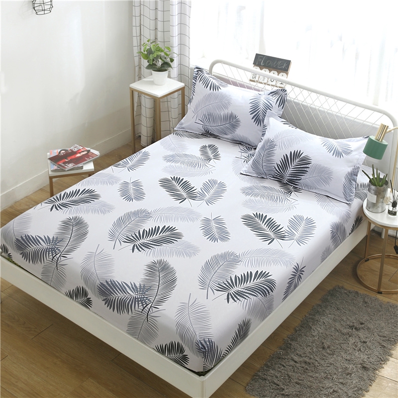Single/Queen Size/CADAR TILAM/Fitted Bedsheet With Rubber Bedding Set ...