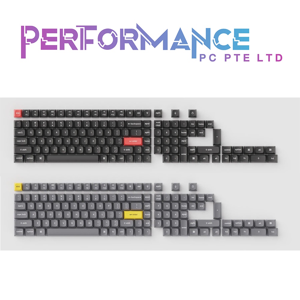 Keychron Keycap - OSA PBT - Dark Grey/Dark Black (1 YEAR WARRANTY BY ...
