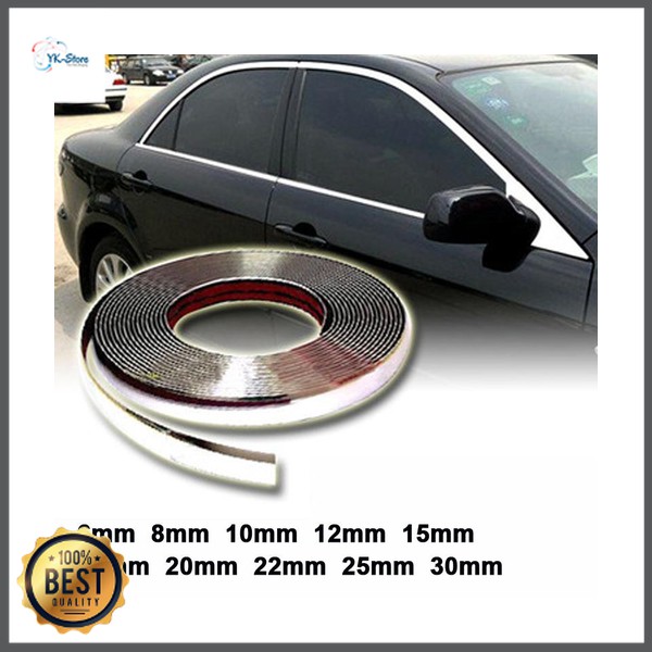 Chrome Trim Interior Decoration Exterior Car Body Bumper Molding Chrome ...